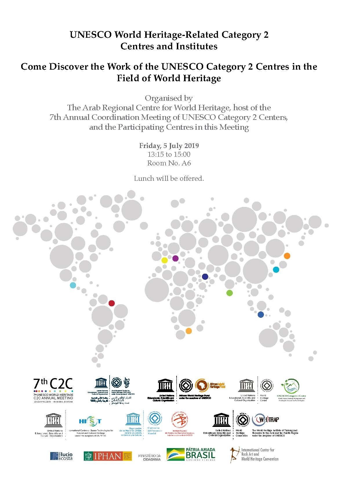 Organisation of side-event on the UNESCO World Heritage-Related ...